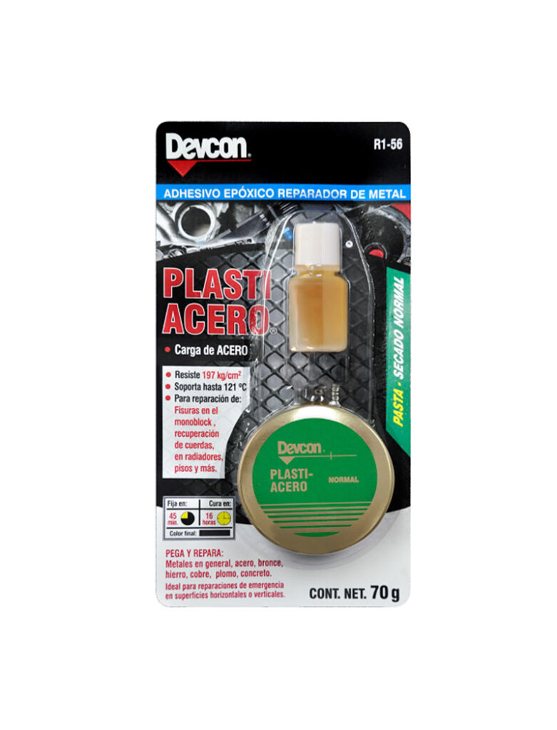 Adhesivo epóxico PLASTIACERO en pasta secado Normal - ITW POLYMEX